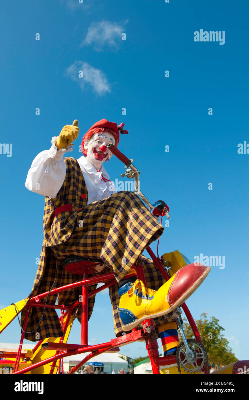 Clown circus bicycle hi-res stock photography and images - Alamy