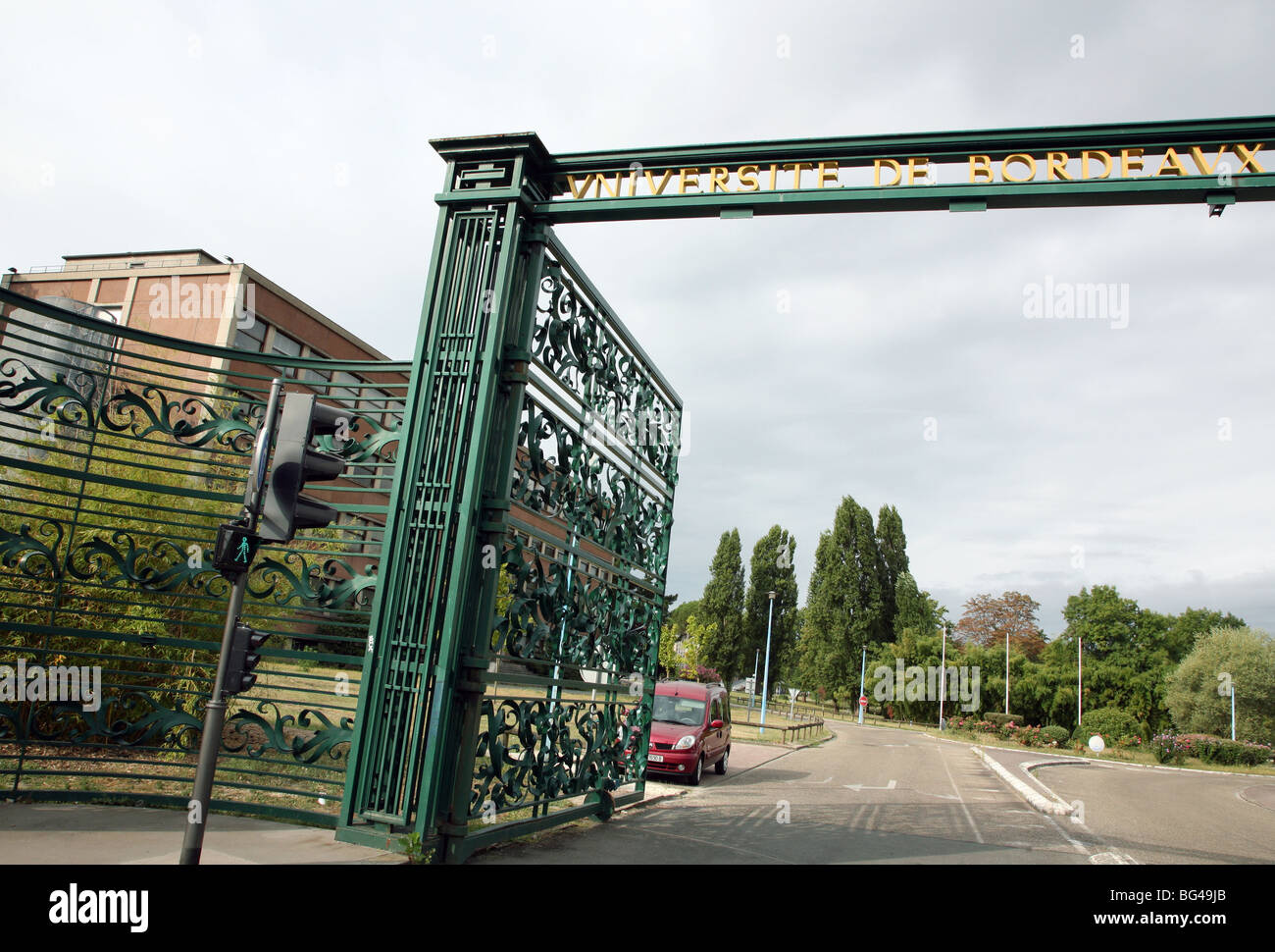 University of Bordeaux 1 campus entrance, France Stock Photo - Alamy