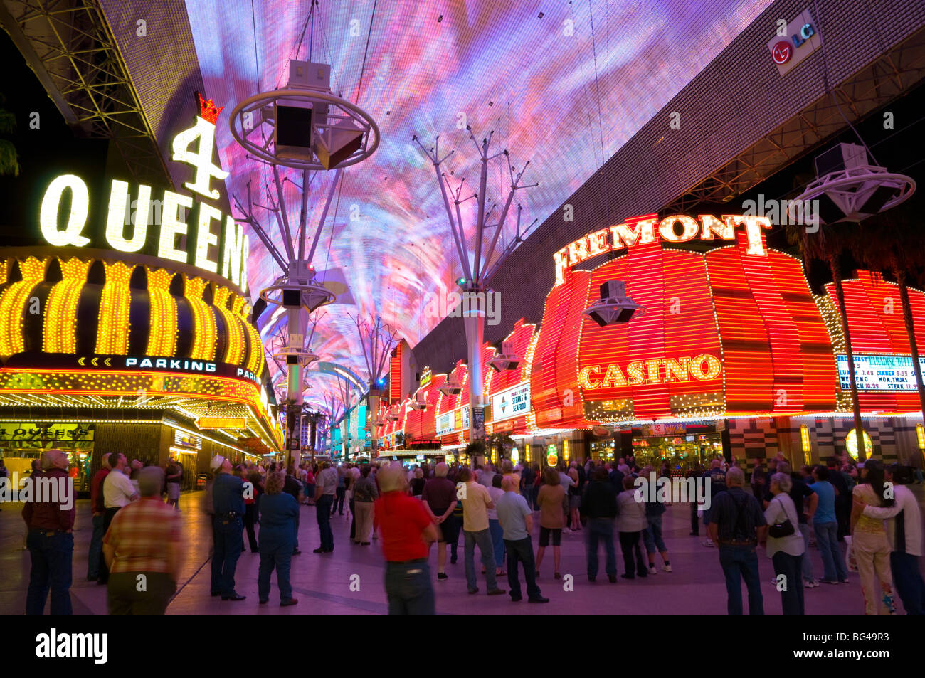 USA, Nevada, Las Vegas, Downtown Old Las Vegas, Fremont Street Stock Photo - Alamy