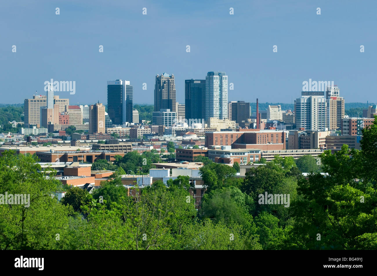 USA, Alabama, Birmingham, United States Banking Center, Iron and Steel ...