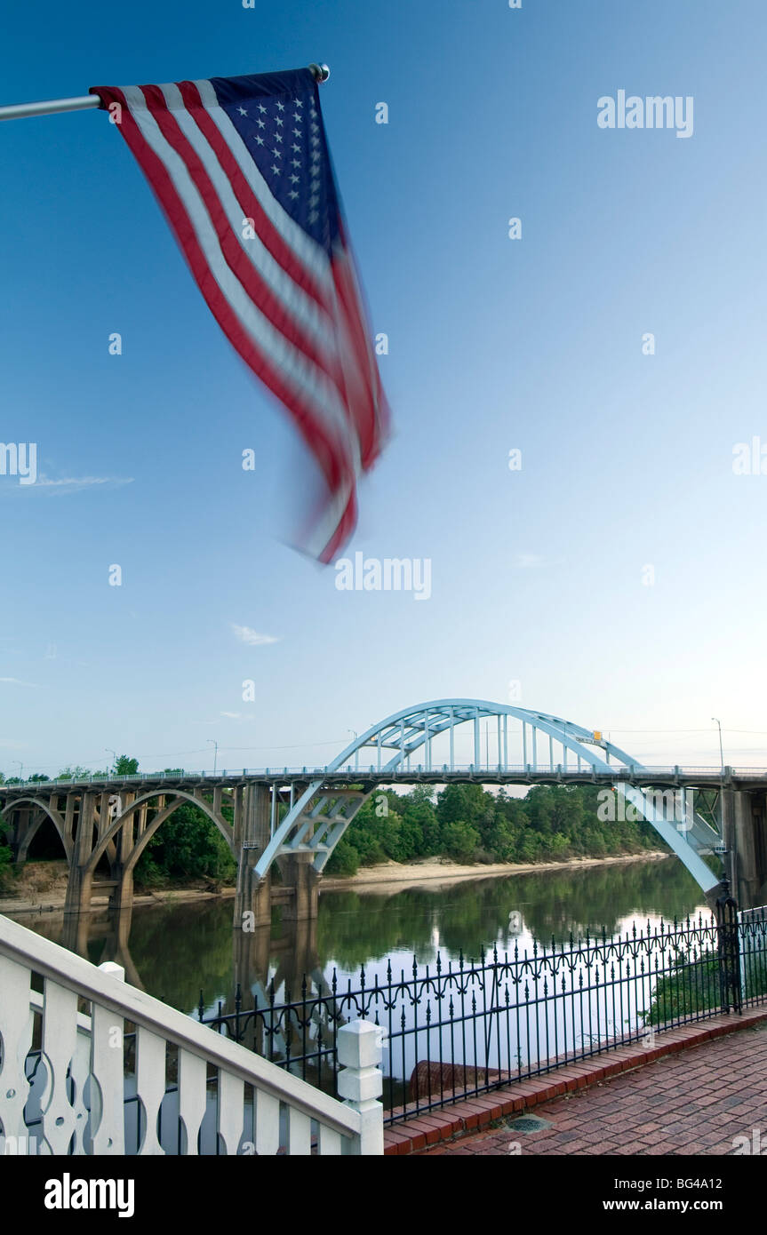 USA, Alabama, Selma, Edmund Pettus Bridge, American Civil Rights ...