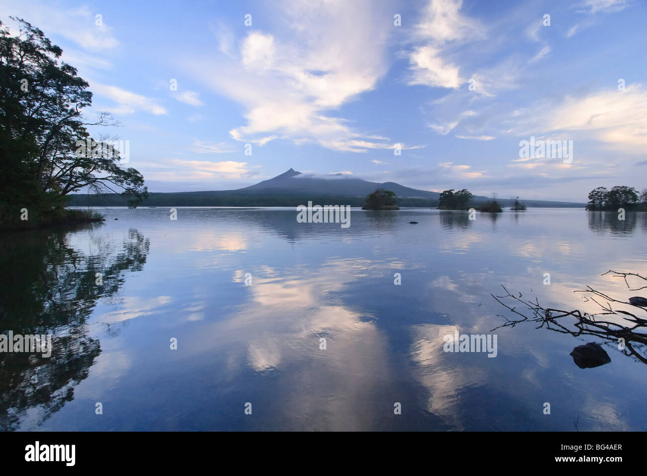 Japan, Hokkaido Island, Onuma Koen National Park, Onuma Koen Volcano ...