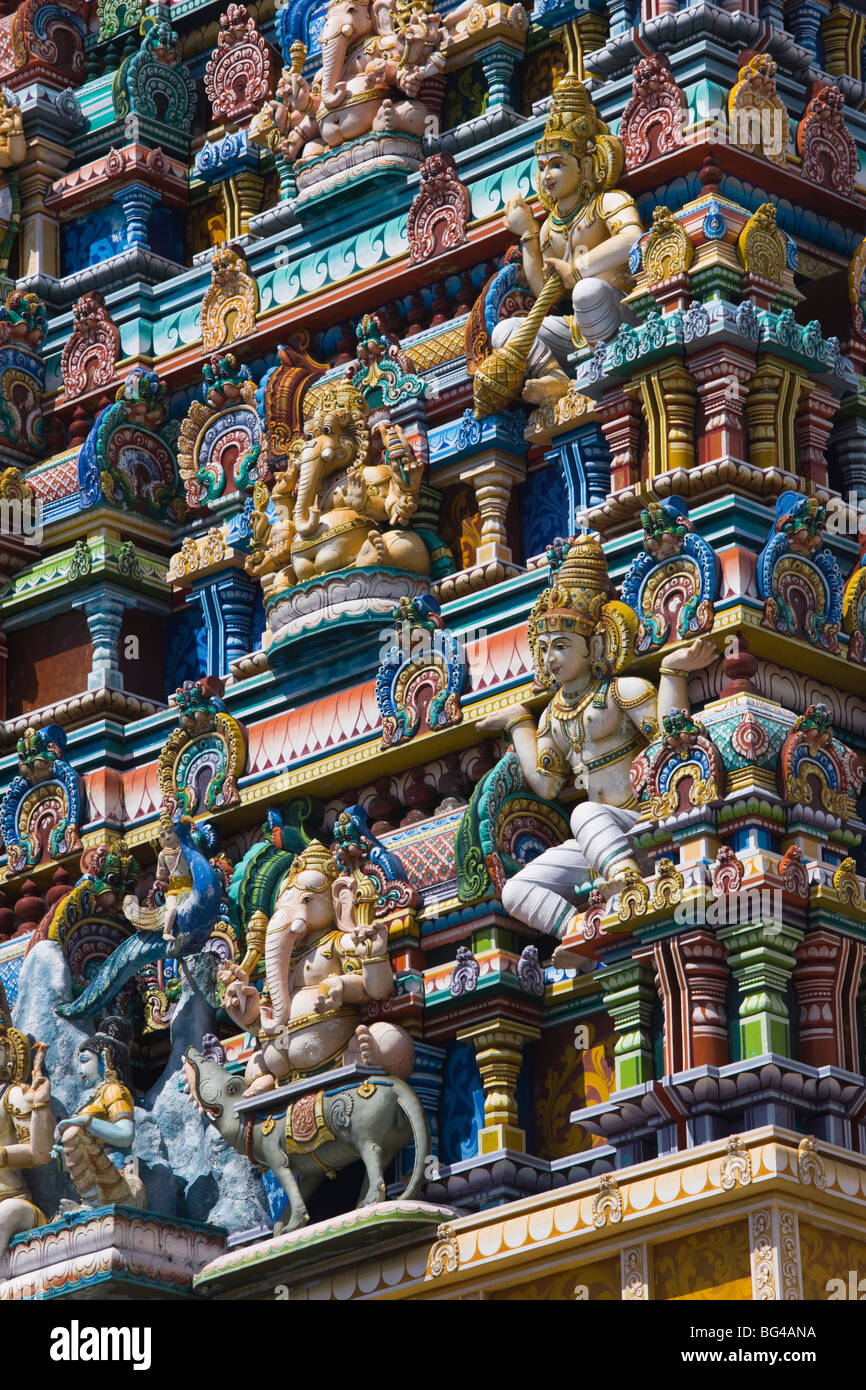 Seychelles, Mahe Island, Victoria, Hindu Temple Stock Photo - Alamy