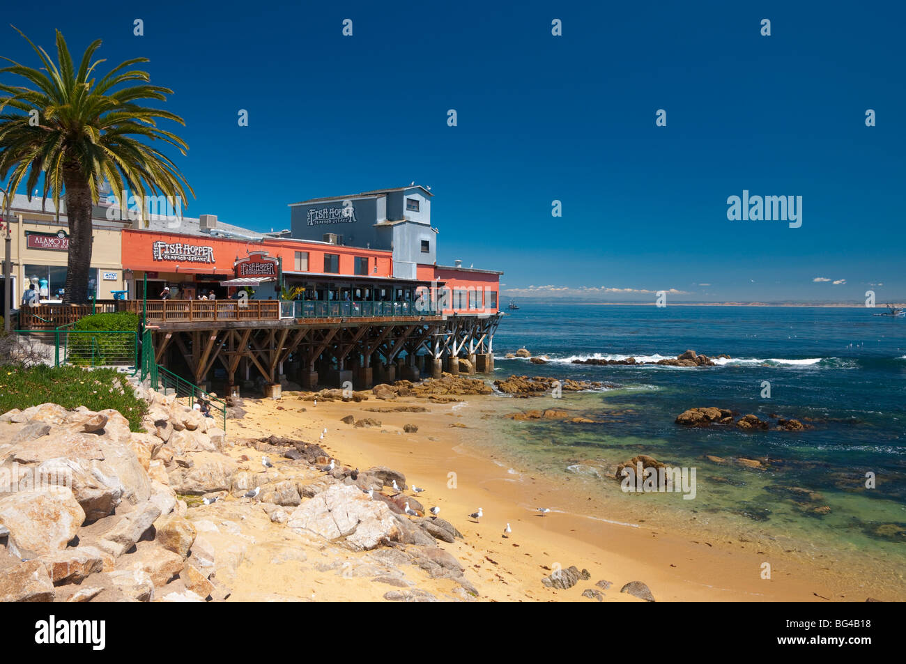 USA, California, Monterey, Cannery Row Stock Photo - Alamy
