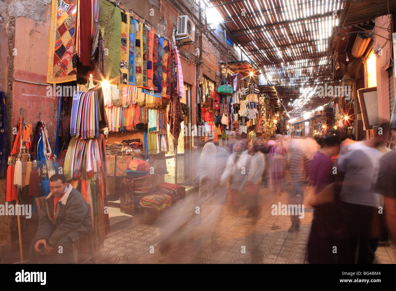 Shops in The Medina, Marrakech, Morocco, North Africa, Africa Stock ...