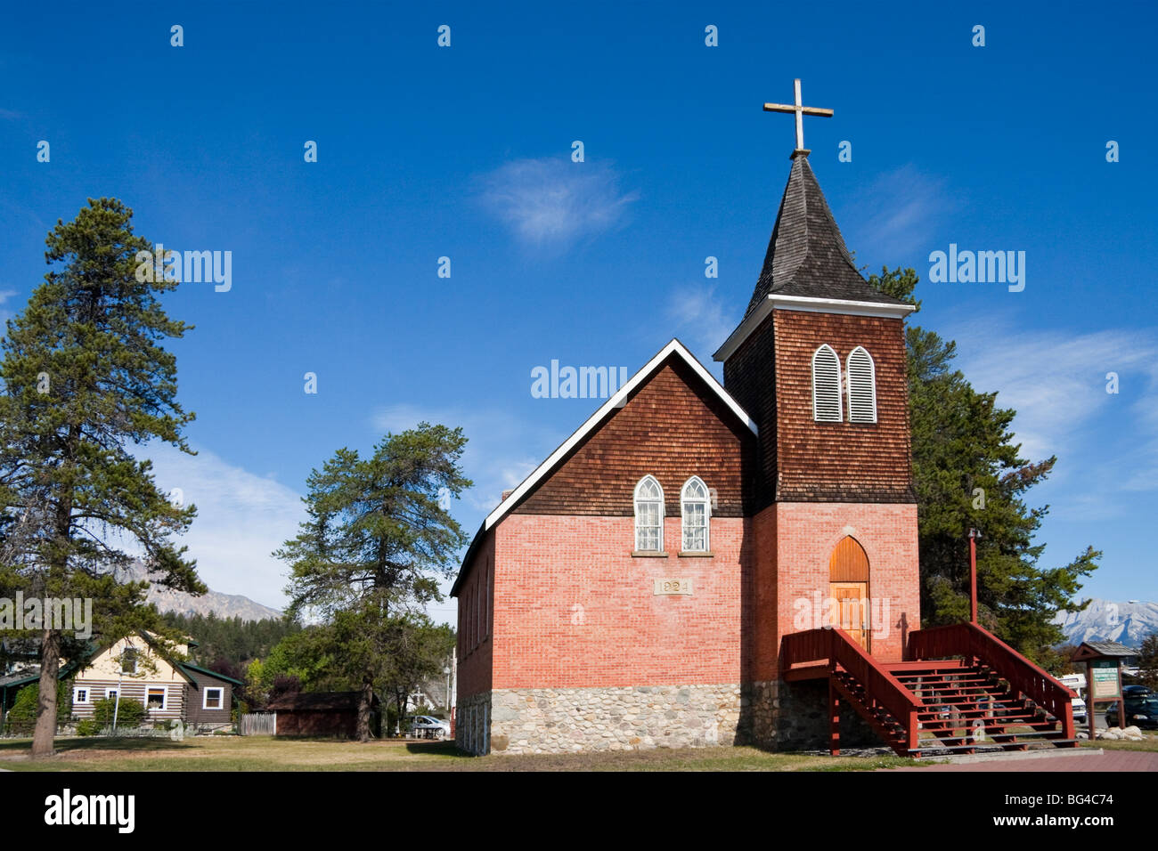 Jasper Lutheran Church, Jasper Town, Jasper National Park, Alberta ...