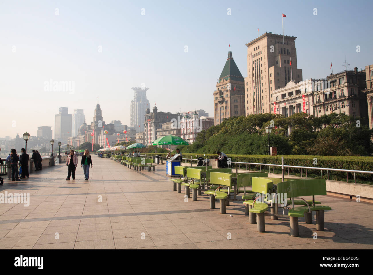 The Bund, Promenade, Shanghai, China, Asia Stock Photo - Alamy