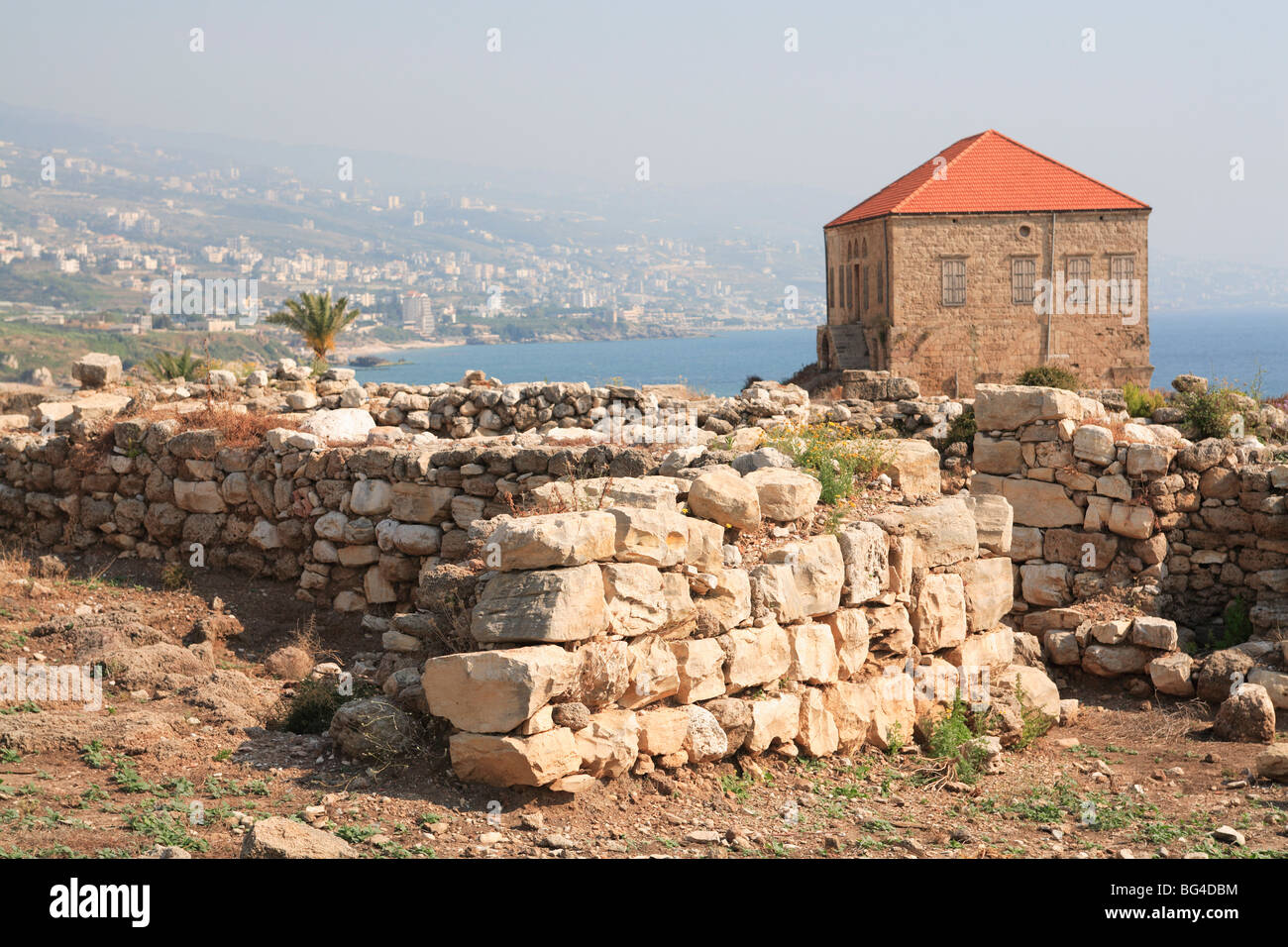 Ancient ruins, Byblos, UNESCO World Heritage Site, Jbail, Lebanon ...