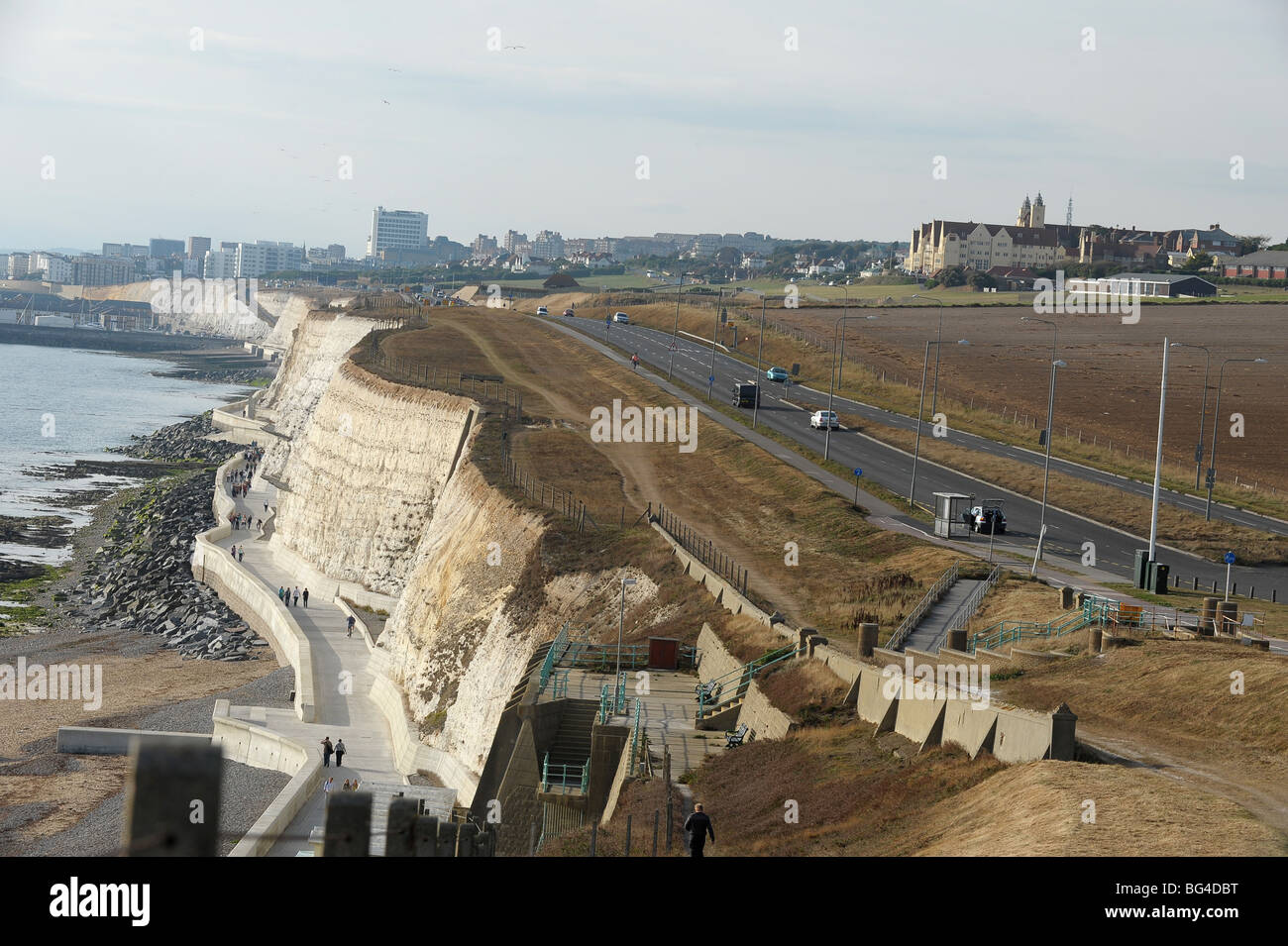 Under cliff walk brighton hi-res stock photography and images - Alamy