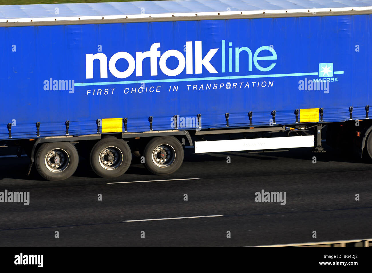 Norfolkline company transport truck hi-res stock photography and images ...