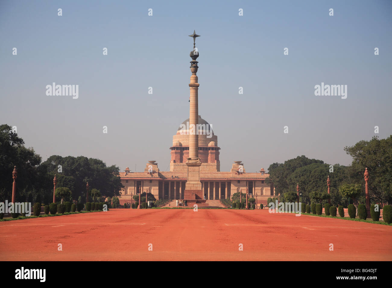 Rashtrapati Bhavan, Presidential Palace, New Delhi, India, Asia Stock ...