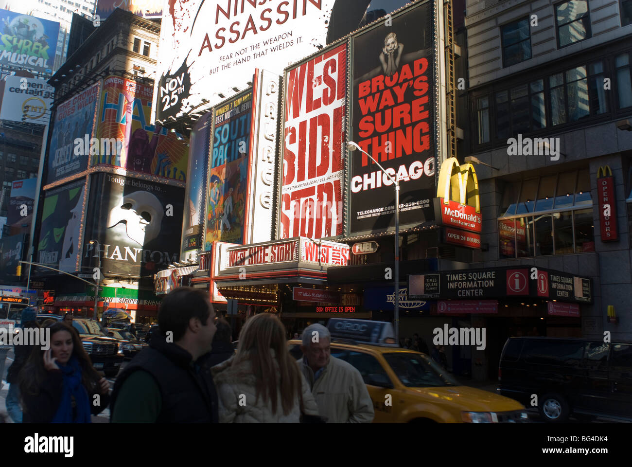 The revival of West Side Story a the Palace Theater in Times Square on ...
