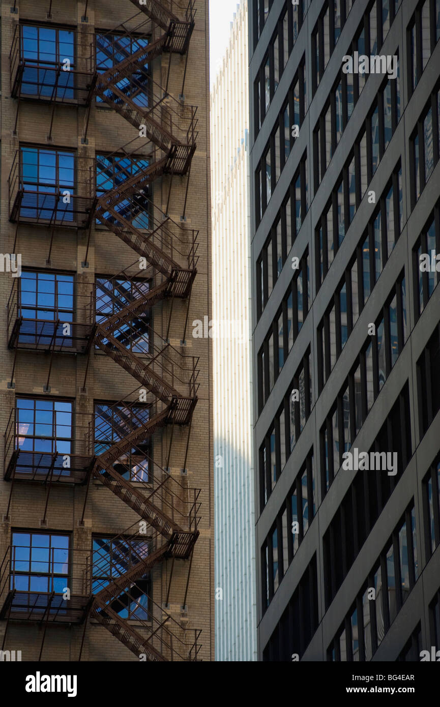 Fire escape in apartment building Stock Photo - Alamy
