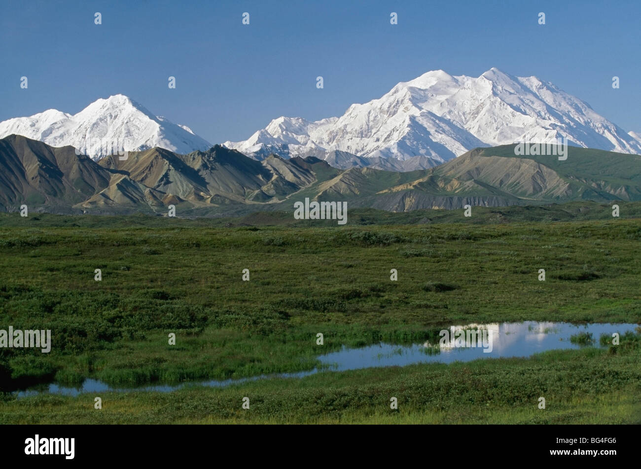 Mount McKinley, Denali National Park, Alaska, United States of America ...