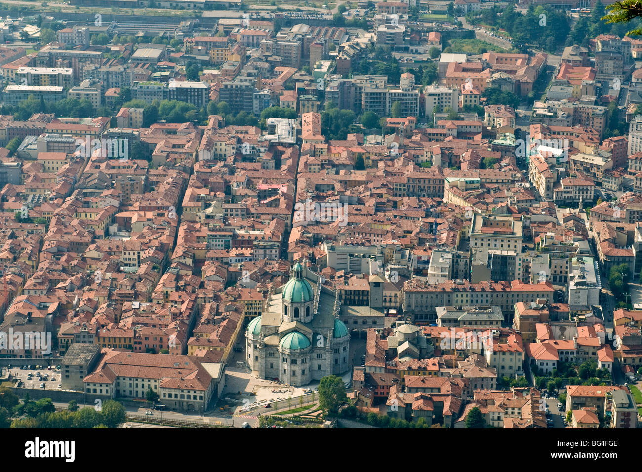 The Cathedral, View from Brunate, Como, Italy Stock Photo - Alamy