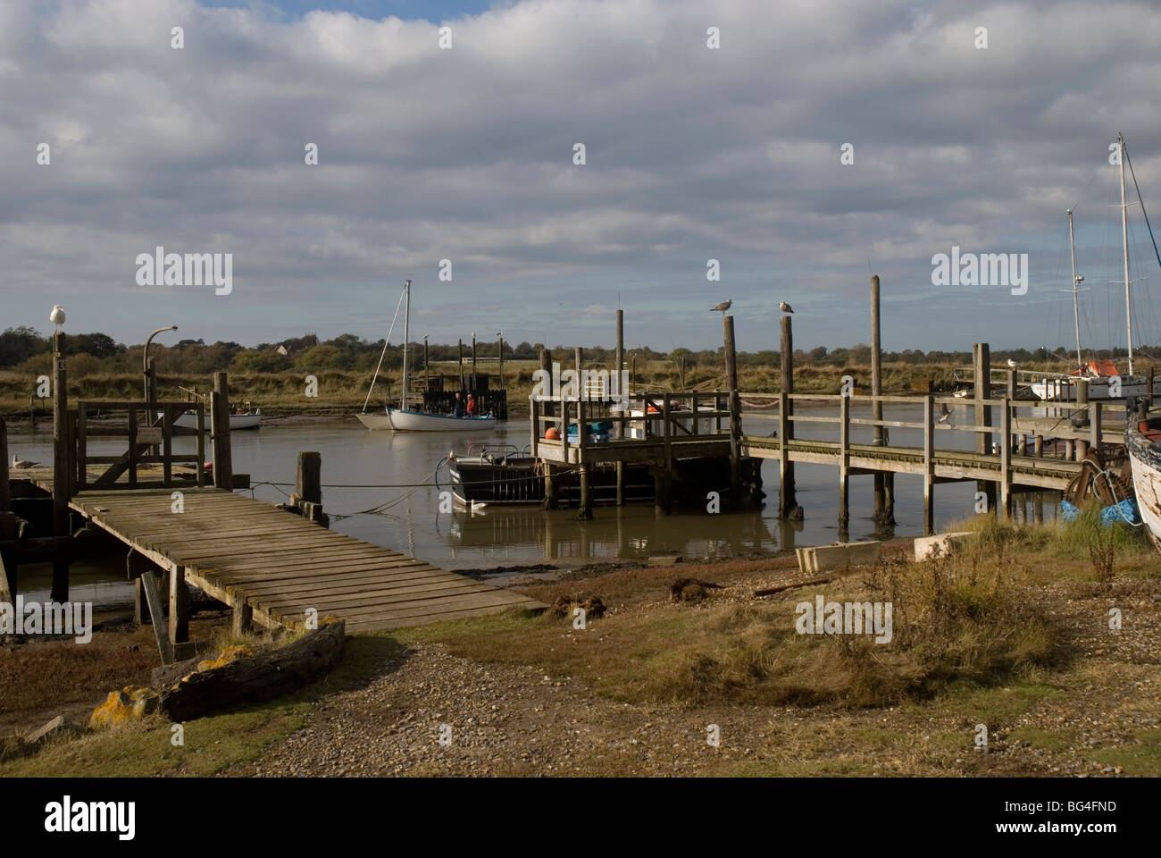 Southwold harbour quay Suffolk Stock Photo - Alamy