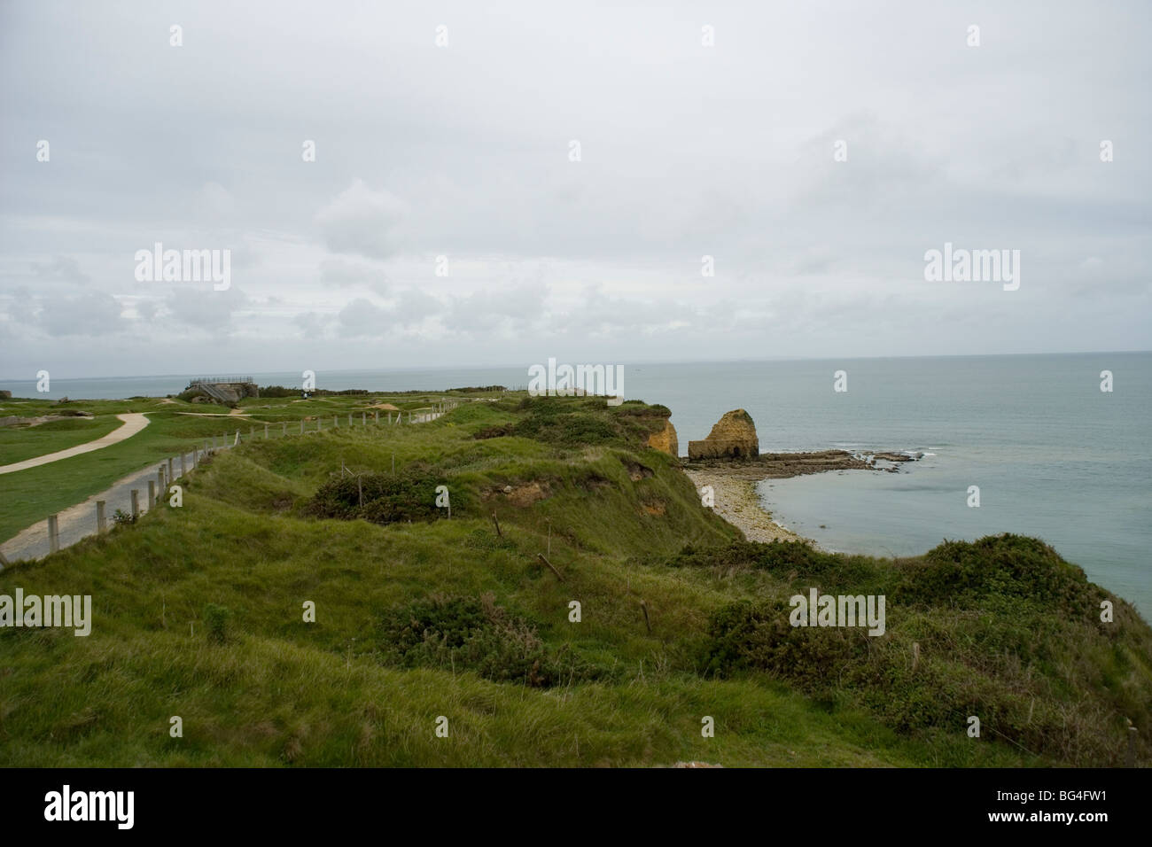 The Rangers Memorial at Pointe du Hoc assaulted by American Rangers on ...