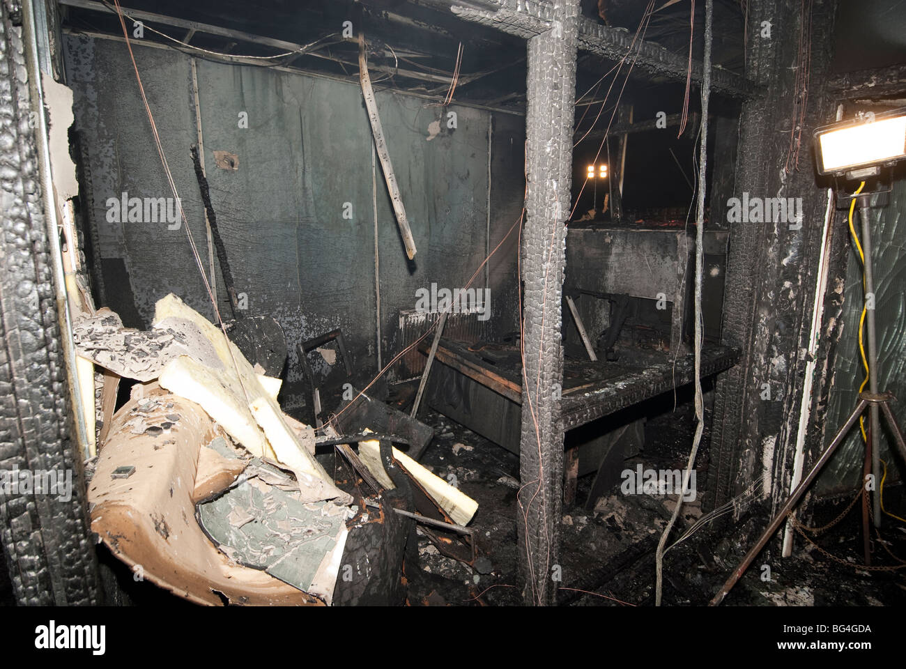 Destroyed office hi-res stock photography and images - Alamy