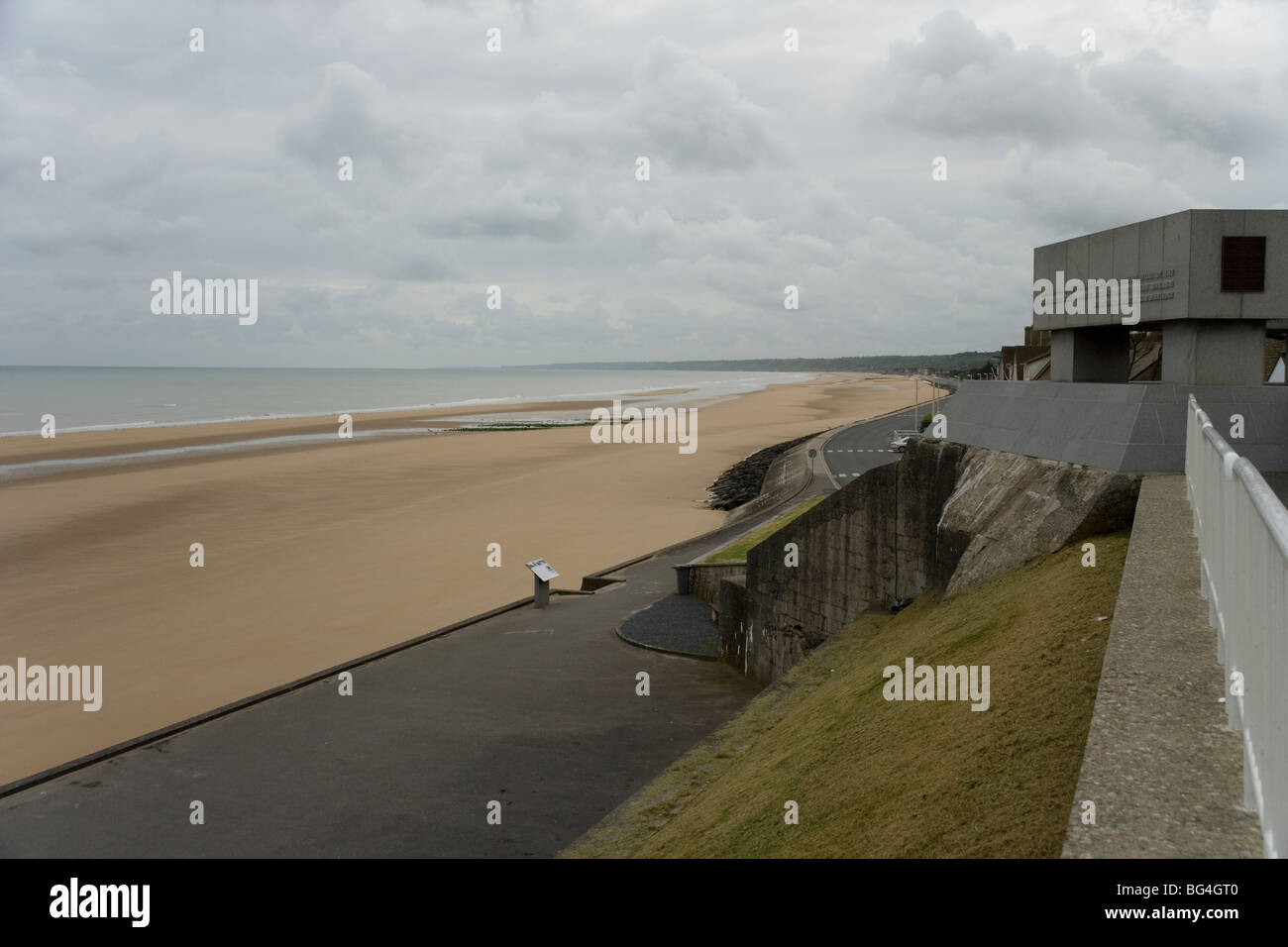 National Guard Memorial at Vierville sur Mer built on German blockhouse ...