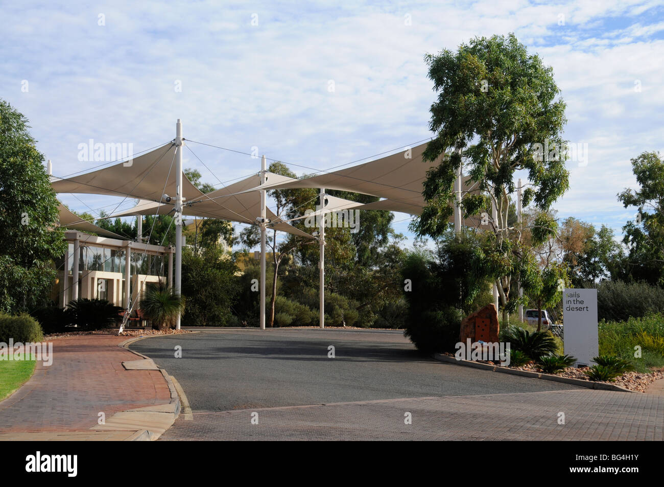 The 5-star 'Sail in the desert Hotel' at the Ayres Rock Resort near ...