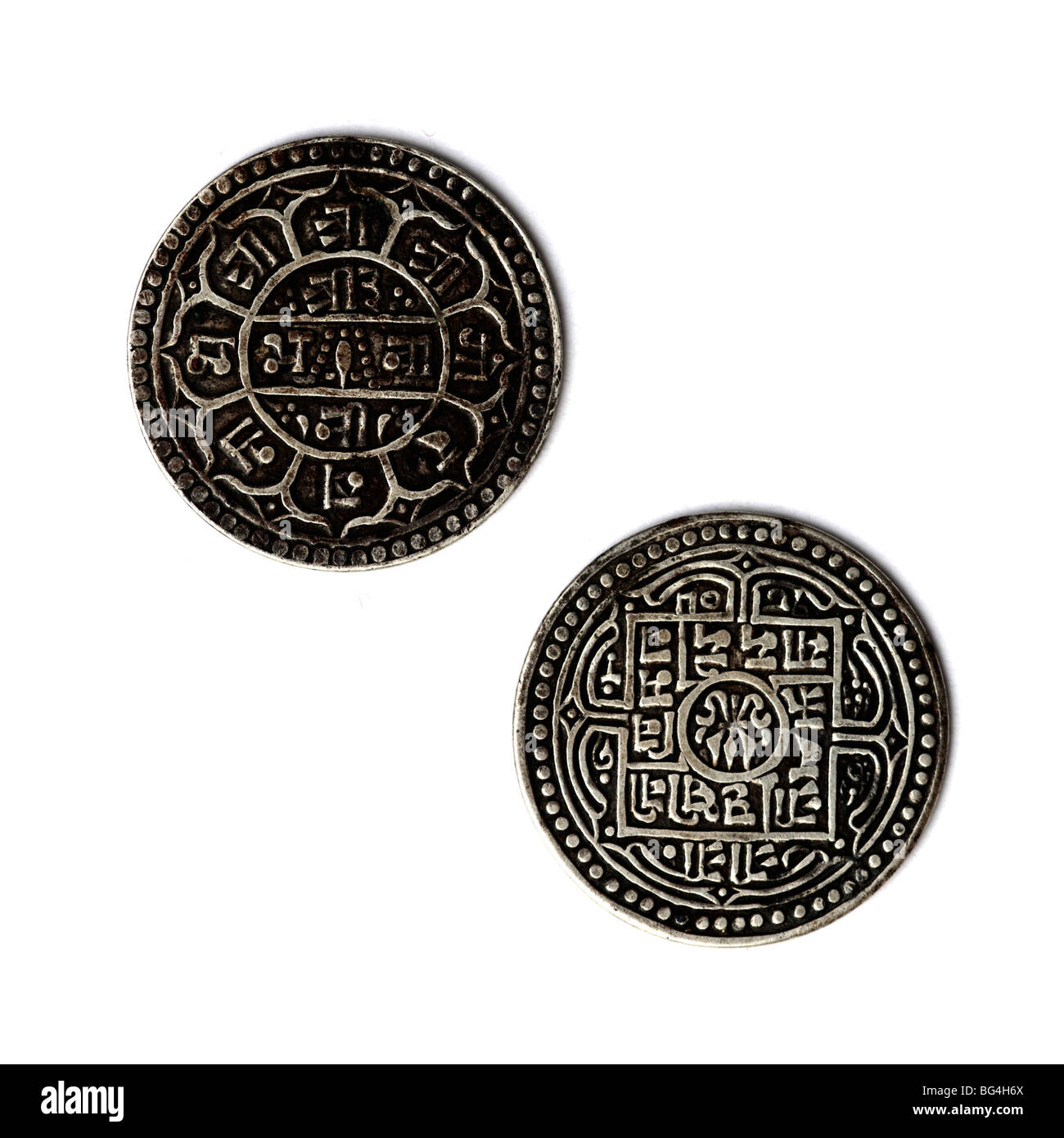 Tibetan coins hi-res stock photography and images - Alamy