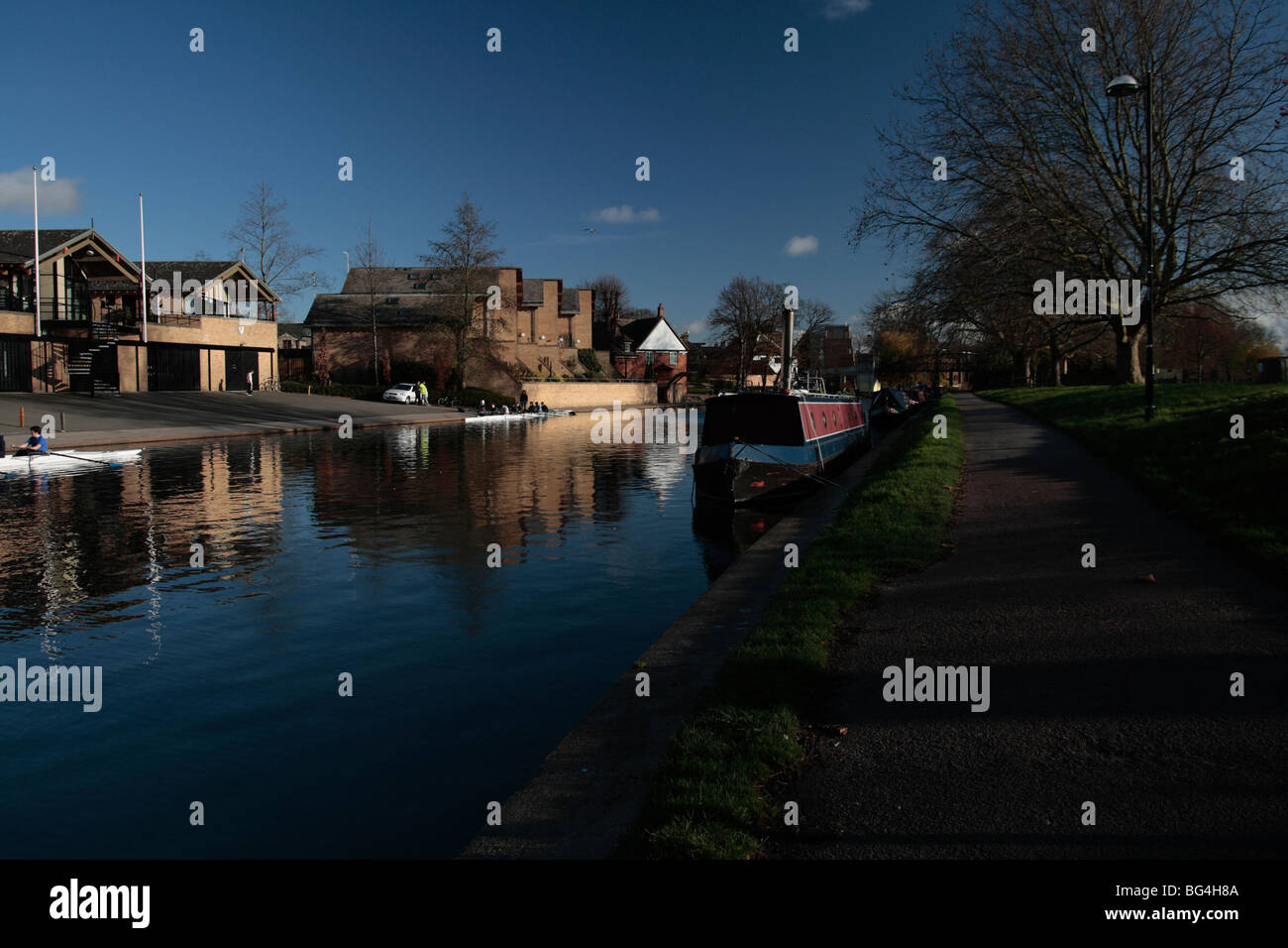 River Cam, Midsummer Common, Cambridge Stock Photo - Alamy