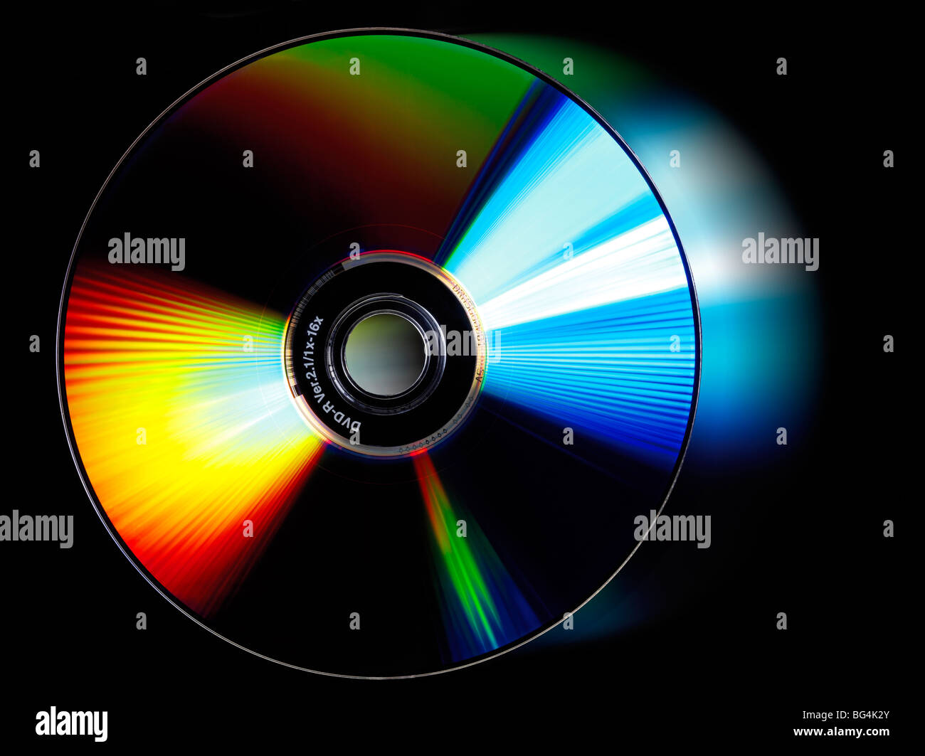 DVD disc with background motion blur Stock Photo - Alamy