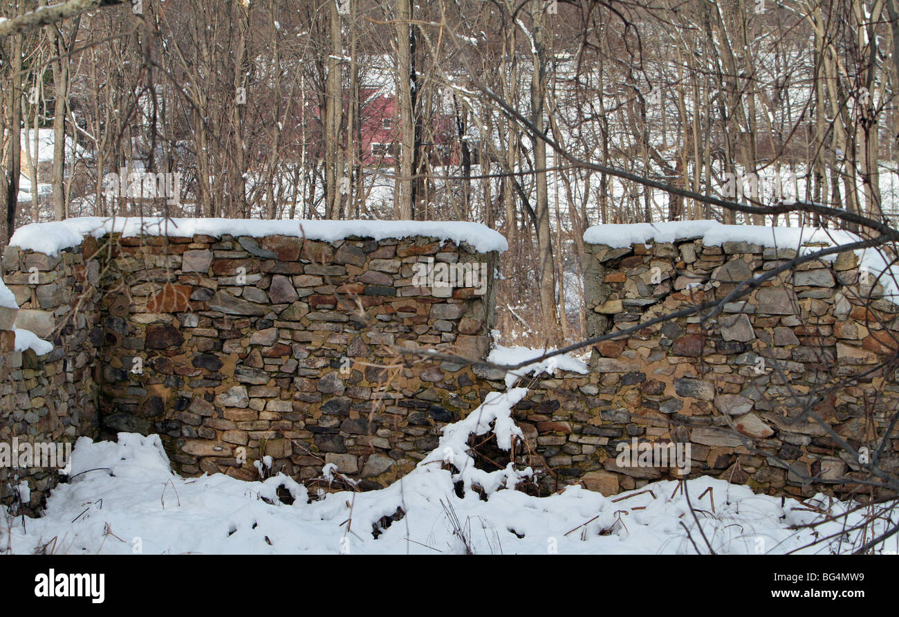 Barn Stone Foundations