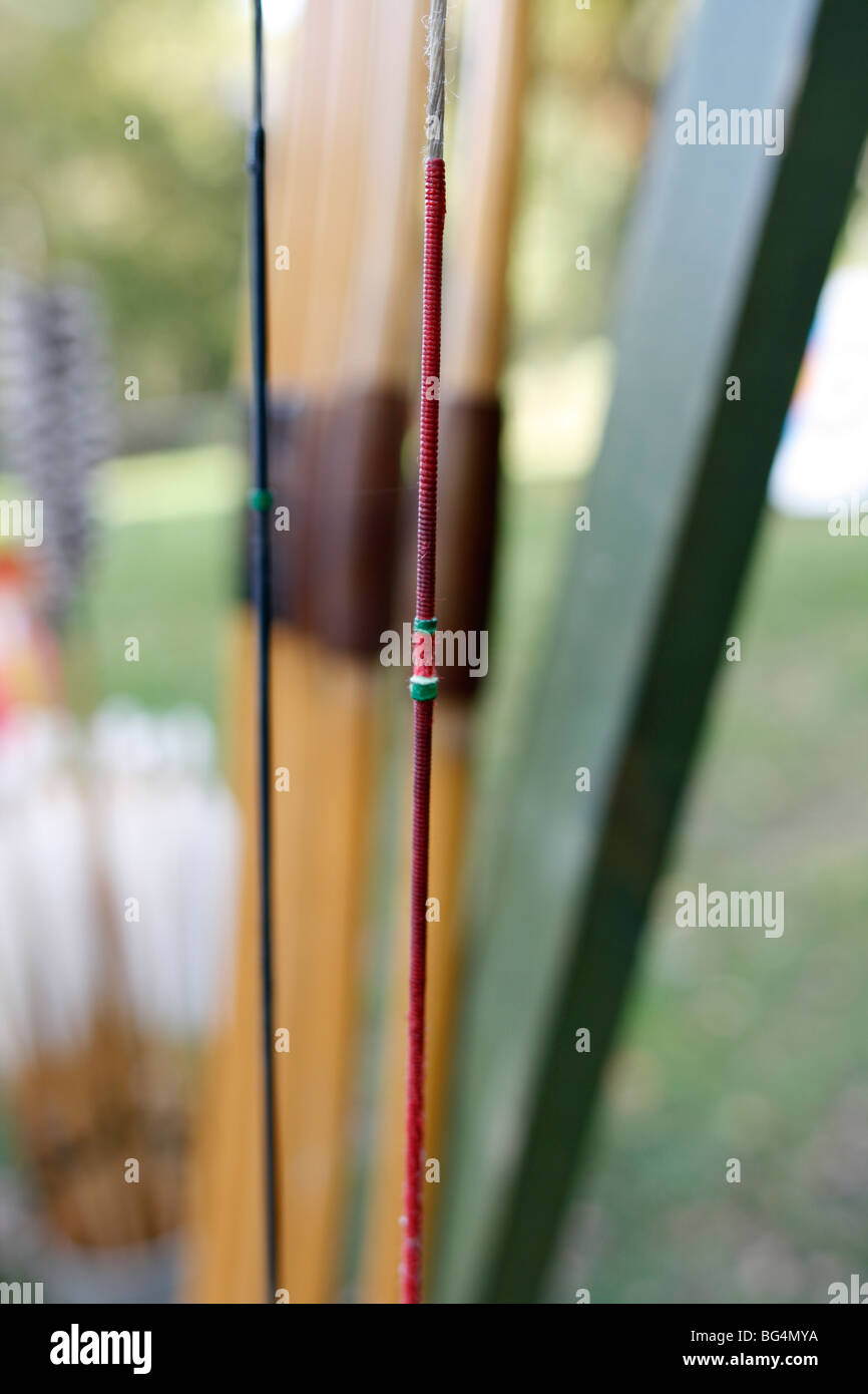 Sherwood Forest. Traditional English/Welsh longbow Stock Photo - Alamy