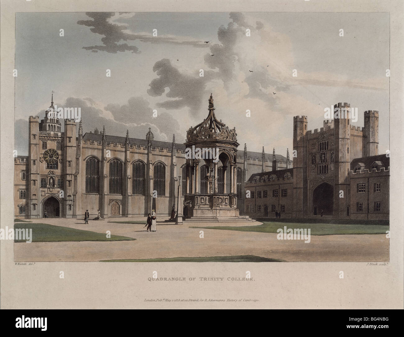 Trinity College, Cambridge – Great Court Stock Photo - Alamy