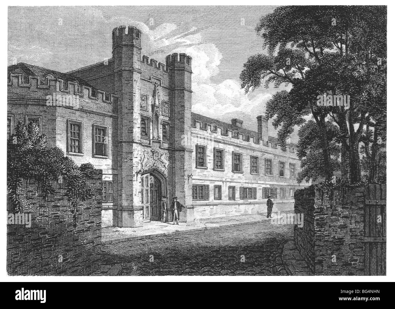 Christ’s College, Cambridge, entrance Stock Photo - Alamy