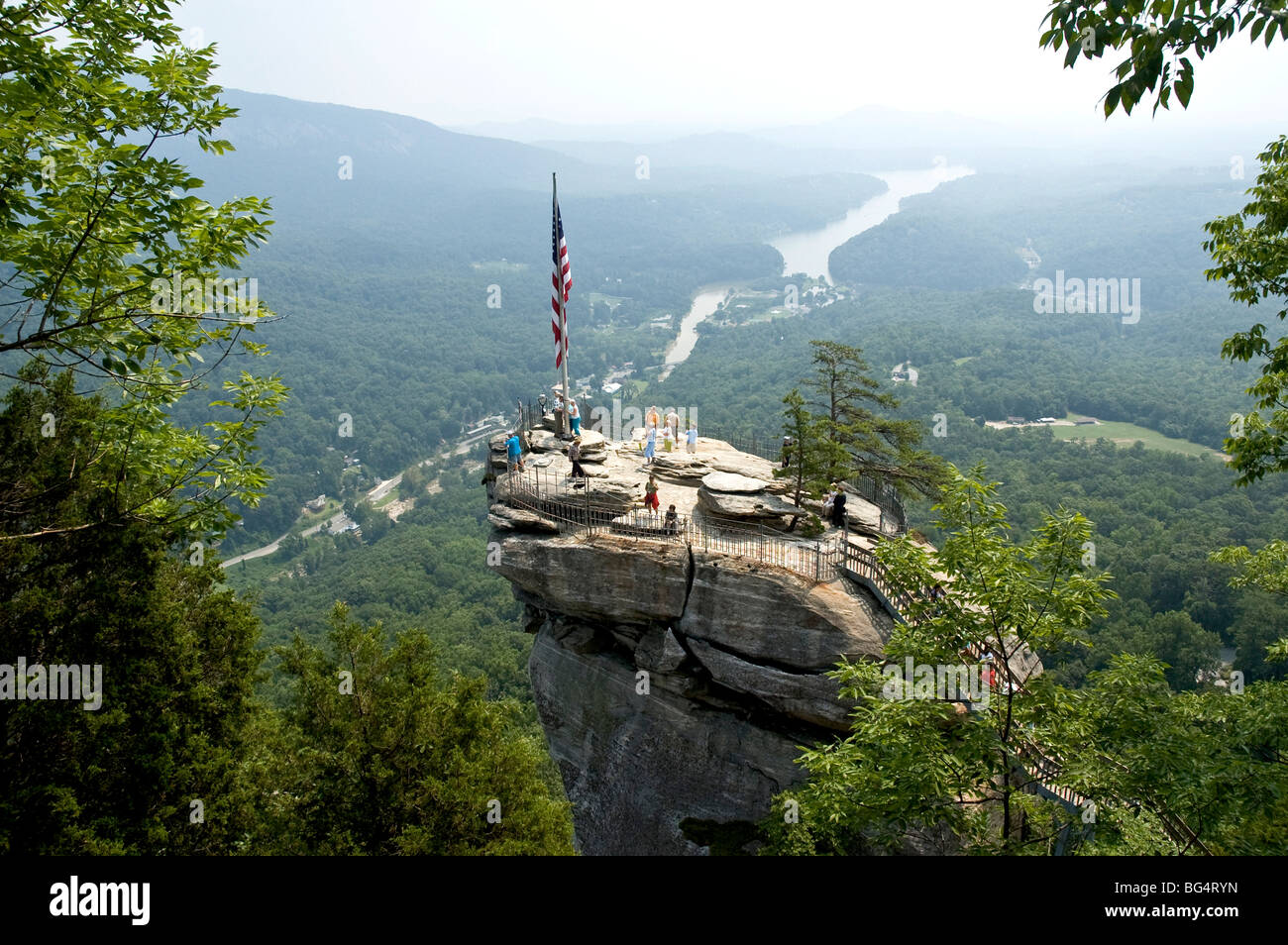 Chimney rock, Tennessee Stock Photo - Alamy