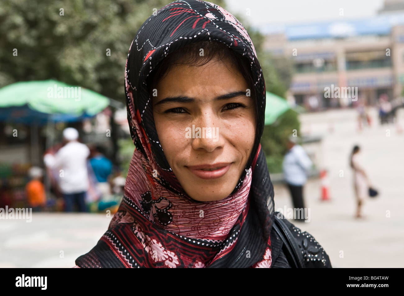 An Uyghur beauty Stock Photo - Alamy