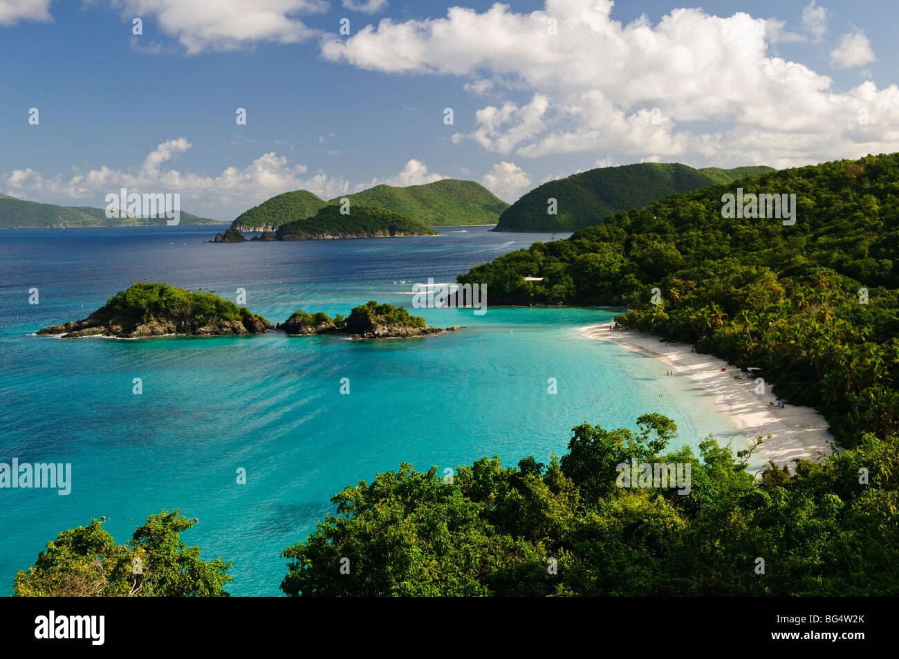 St john usvi trunk bay beach hi-res stock photography and images - Alamy