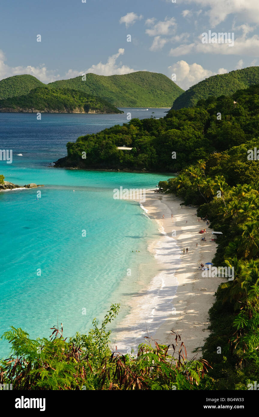 St john usvi trunk bay beach hi-res stock photography and images - Alamy