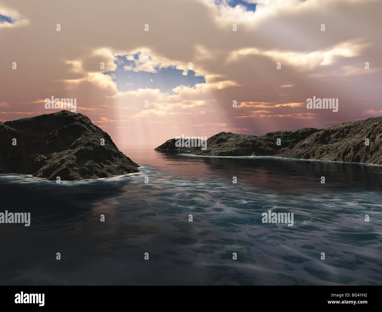 Fractal coastline hi-res stock photography and images - Alamy