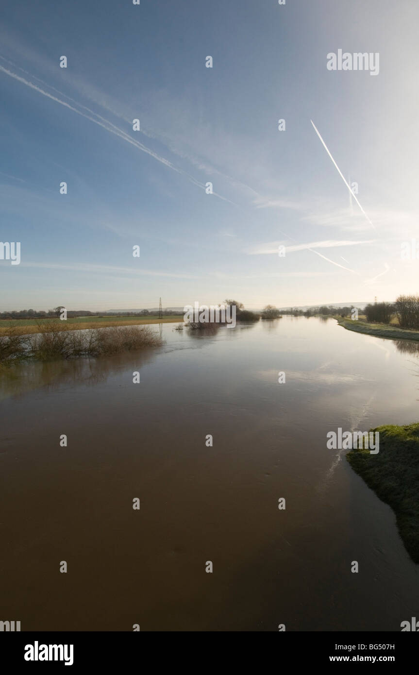 river rye in ryedale north yorkshire flood flooding floods flooded ...