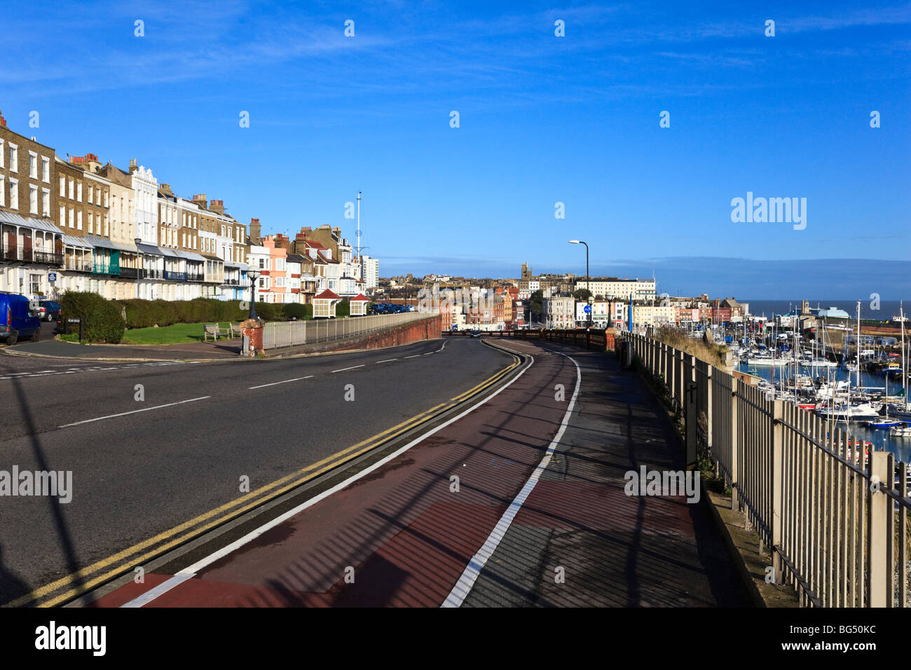 Houses on the western seafront overlooking Ramsgate Town & Royal ...