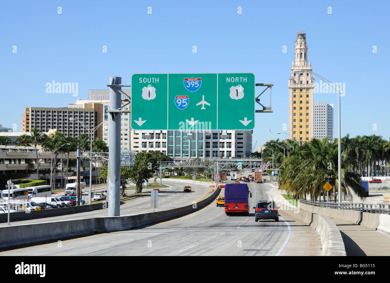 Miami port view hi-res stock photography and images - Alamy