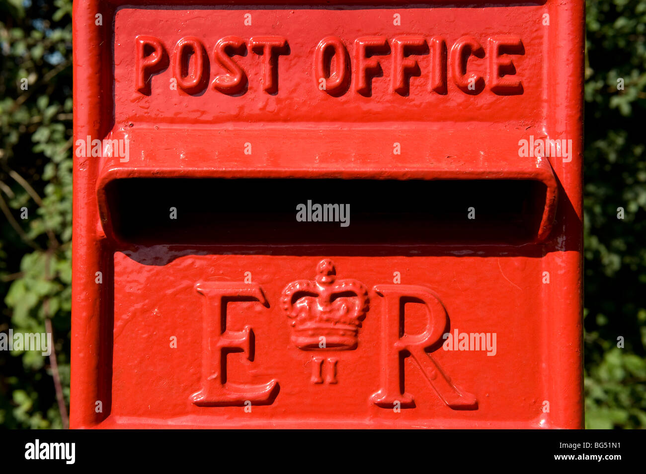 Er post box hi-res stock photography and images - Alamy