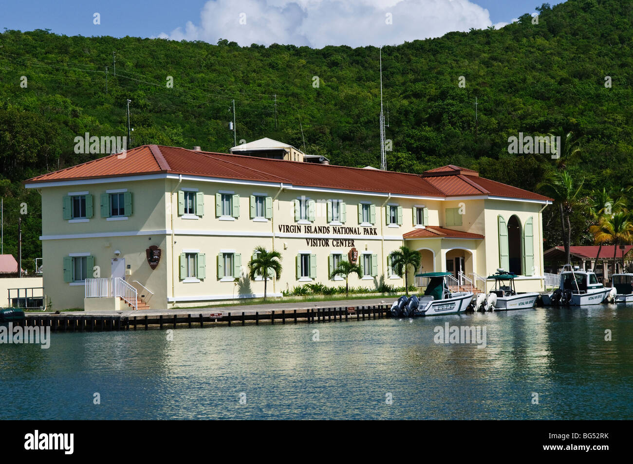 Virgin islands national park visitory center hi-res stock photography ...