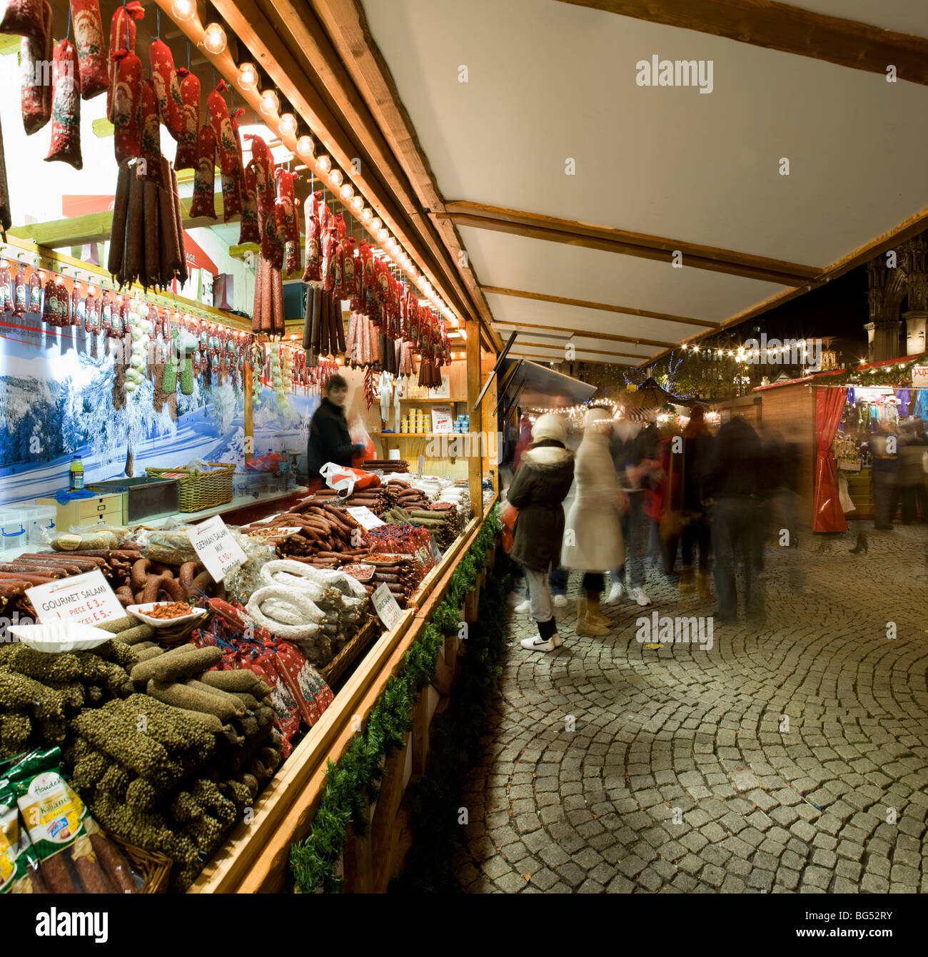 German market manchester hi-res stock photography and images - Alamy