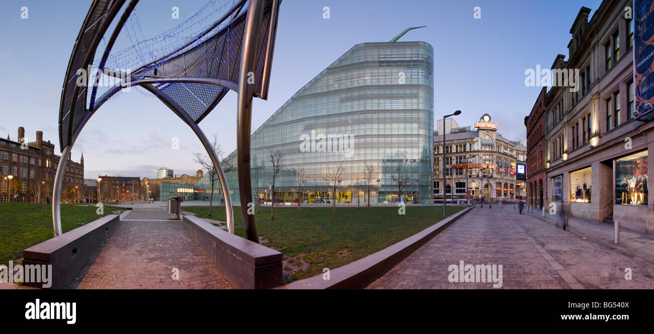 Urbis Building, The National Museum of Football, Manchester Stock Photo ...
