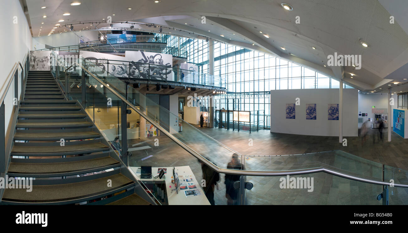 Urbis Building, The National Museum of Football, Manchester Stock Photo ...