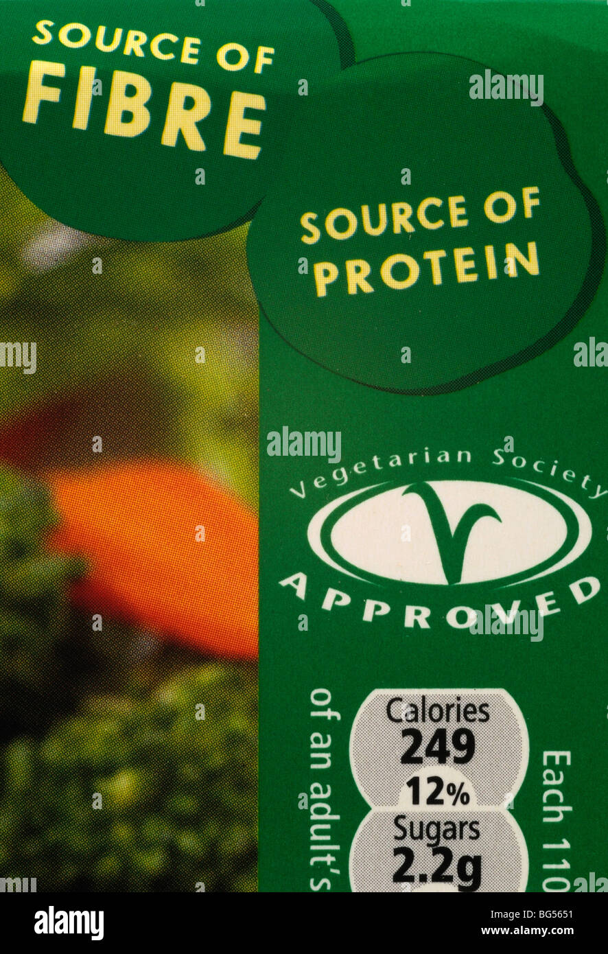 Vegetarian Food Label High Resolution Stock Photography and Images - Alamy