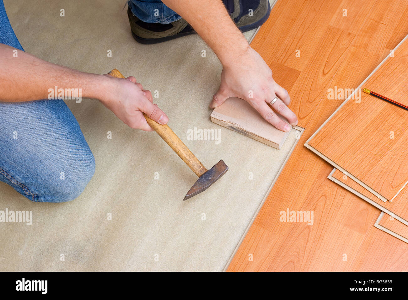 Wood floor hi-res stock photography and images - Alamy