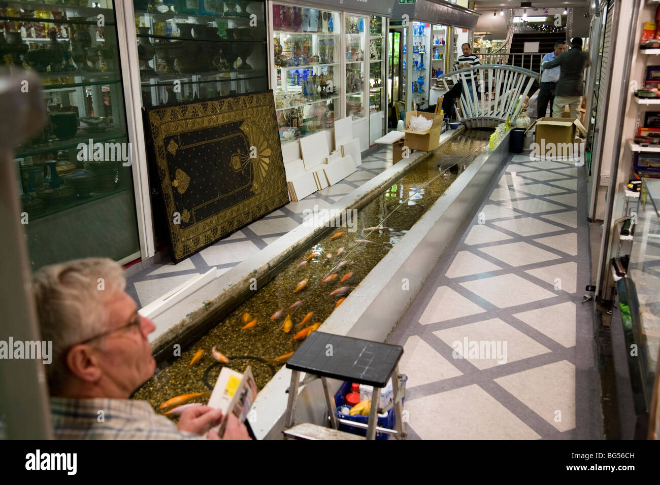 The Tyburn stream (which flows into the Thames) in the basement of Gray ...