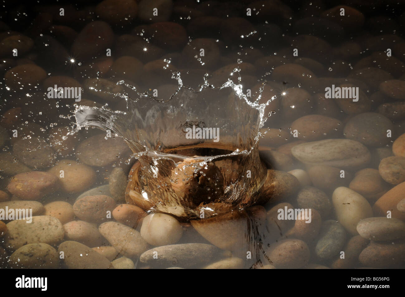 Pebble Water Ripples Stock Photos & Pebble Water Ripples Stock Images ...