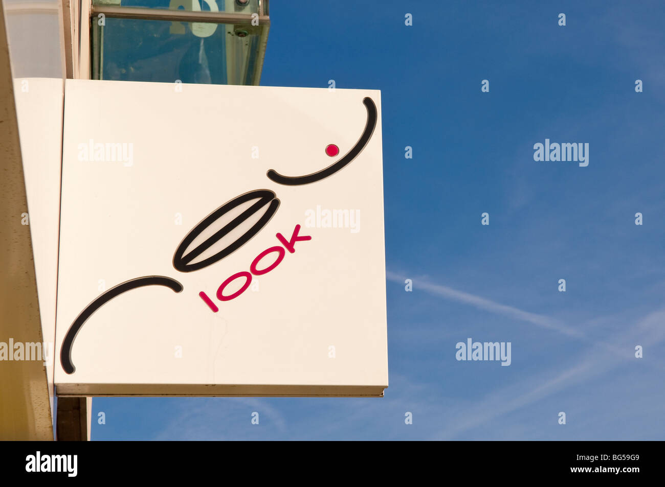 A New Look high street clothing shop store sign in the Uk Stock Photo ...