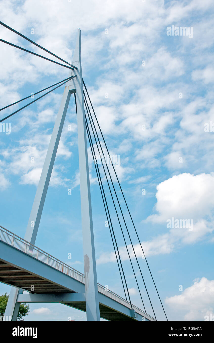 Glasgow Road Footbridge joining Dumfries and Lincluden Stock Photo - Alamy